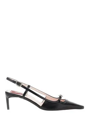 ROGER VIVIER Viv' Canard Slingbacks - Black