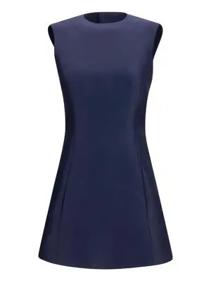 Balenciaga A-line Mini Dress - Blue
