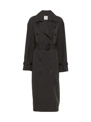 TOTEME Cotton Blend Trench Coat - Multicolor