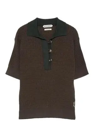 JW Anderson JW Anderson Polo Top Green