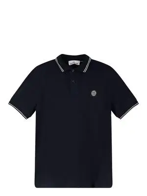 Stone Island Organic Cotton Polo Shirt - Multicolor