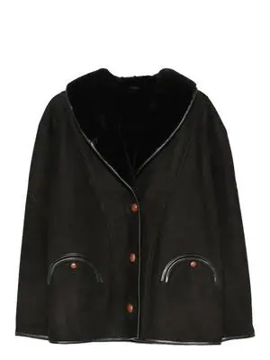 BLAZÉ MILANO Jackets Faux Fur & Shearling Jackets - Black