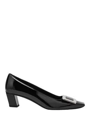 ROGER VIVIER Belle Vivier Patent Leather Decolletes - Black