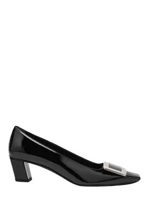 ROGER VIVIER ROGER VIVIER Belle Vivier Patent Leather Decolletes Black