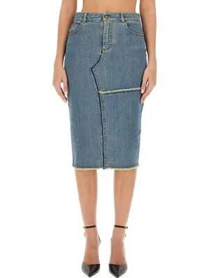 TOM FORD Tom Ford Midi Skirt Blue