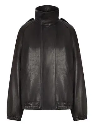 Saint Laurent Leather Jacket - Black