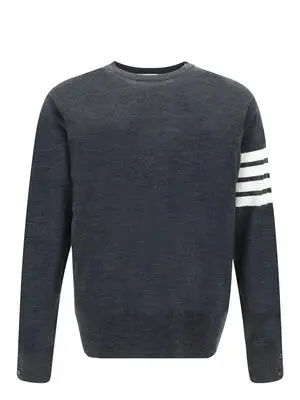 Thom Browne Virgin Wool Sweater - Gray