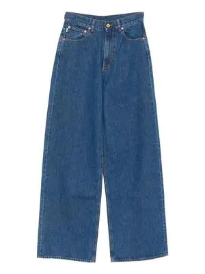 BLAZÉ MILANO BLAZÉ MILANO Denim Wide-Leg Jeans Blue
