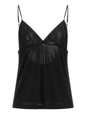 Saint Laurent Cassandre Chain Top - Black