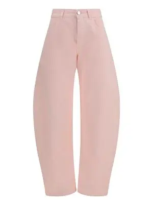 Alaïa Barrel Jeans - Pink