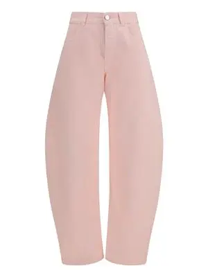 Alaïa Barrel Jeans - Pink