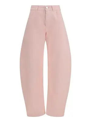 Alaïa Barrel Jeans - Pink