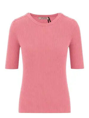 Max Mara Ribbed Riviera Sweater - Pink
