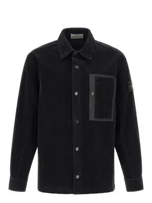 Stone Island 1200016' Overshirt - Black