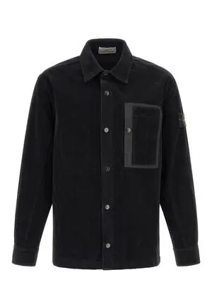 Stone Island 1200016' Overshirt - Black