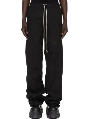 Rick Owens Straight Leg Trousers - Black