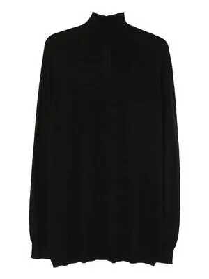Rick Owens Cashmere Knit Sweater - Black