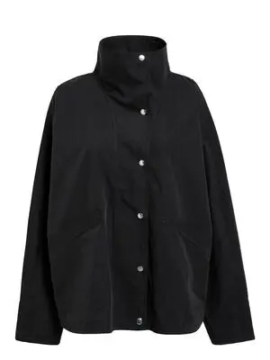 TOTEME Cotton-blend Windbreaker Jacket - Black