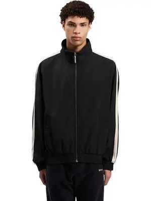 Palm Angels Classic Logo Windbreaker Jacket - Black