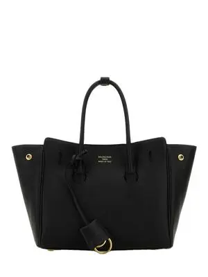 Balenciaga Calf Leather Tote Bag - Black