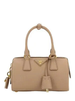Prada Leather Handbag - Brown