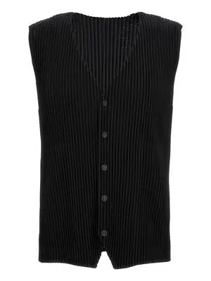Issey Miyake Basics Vest - Black