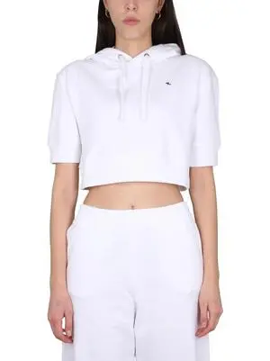 Raf Simons Sweatshirt With Logo Embroidery - White