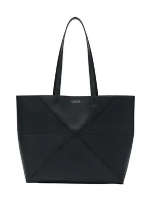 Loewe Puzzle Fold Tote Bag - Blue