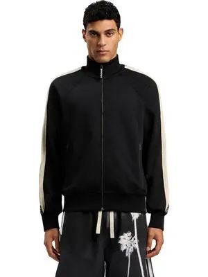 Palm Angels Performance Zip-up Track Jacket - Black