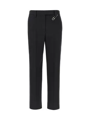 Prada Brooch Pants - Gray