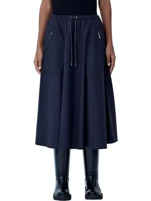 Moncler Technical Drawstring Skirt - Blue