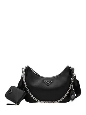 Prada Re-edition 2005 Leather Bag - Black