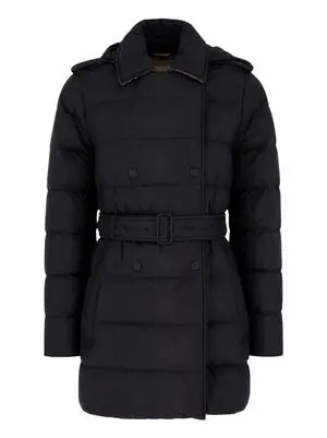 Burberry Quilted Belted Jacket - Multicolor