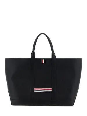 Thom Browne Medium Leather Tote Bag - Multicolor