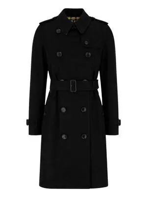 Burberry Double Breasted Trench Coat - Multicolor