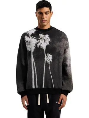 Palm Angels Decoding Palm Culture Sweater - Black