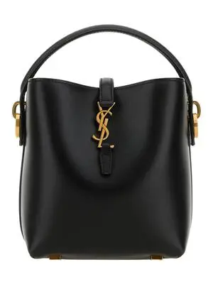 Saint Laurent Le 37 Leather Shoulder Bag - Black