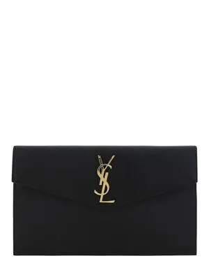 SAINT LAURENT SAINT LAURENT Leather Pochette