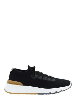 Brunello Cucinelli Cotton Sneakers - Black