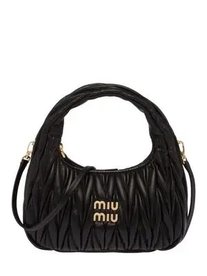 Miu Miu Wander Small Leather Hobo Bag - Multicolor