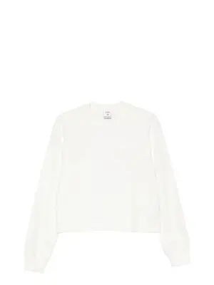 Casablanca Jersey Embroidered Logo Sweatshirt - Cream