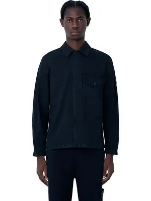STONE ISLAND Stone Island Men Logo Patch Shirt