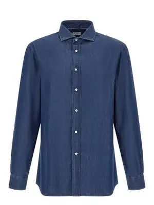Brunello Cucinelli Denim Shirt - Blue