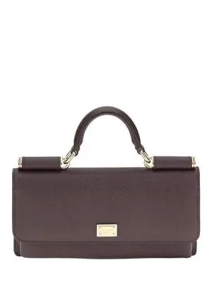 Dolce & Gabbana Micro Sicily Shoulder Bag - Brown