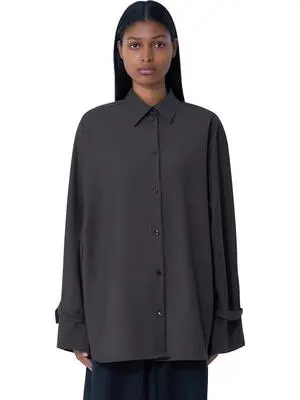 TOTEME Tie-cuff Shirt - Brown