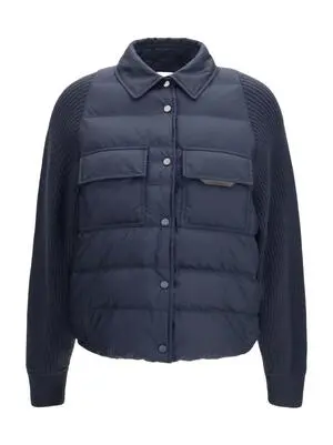 Brunello Cucinelli Short Padded Jacket - Multicolor