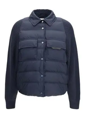 Brunello Cucinelli Short Padded Jacket - Multicolor