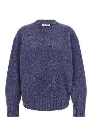 Attico Asymmetrical Hem Sweater - Blue