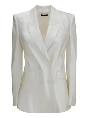 TOM FORD Polka-dot Satin Double-breasted Blazer - Multicolor