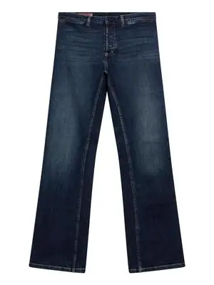 Gucci Cotton Denim Web Tape Trousers - Blue
